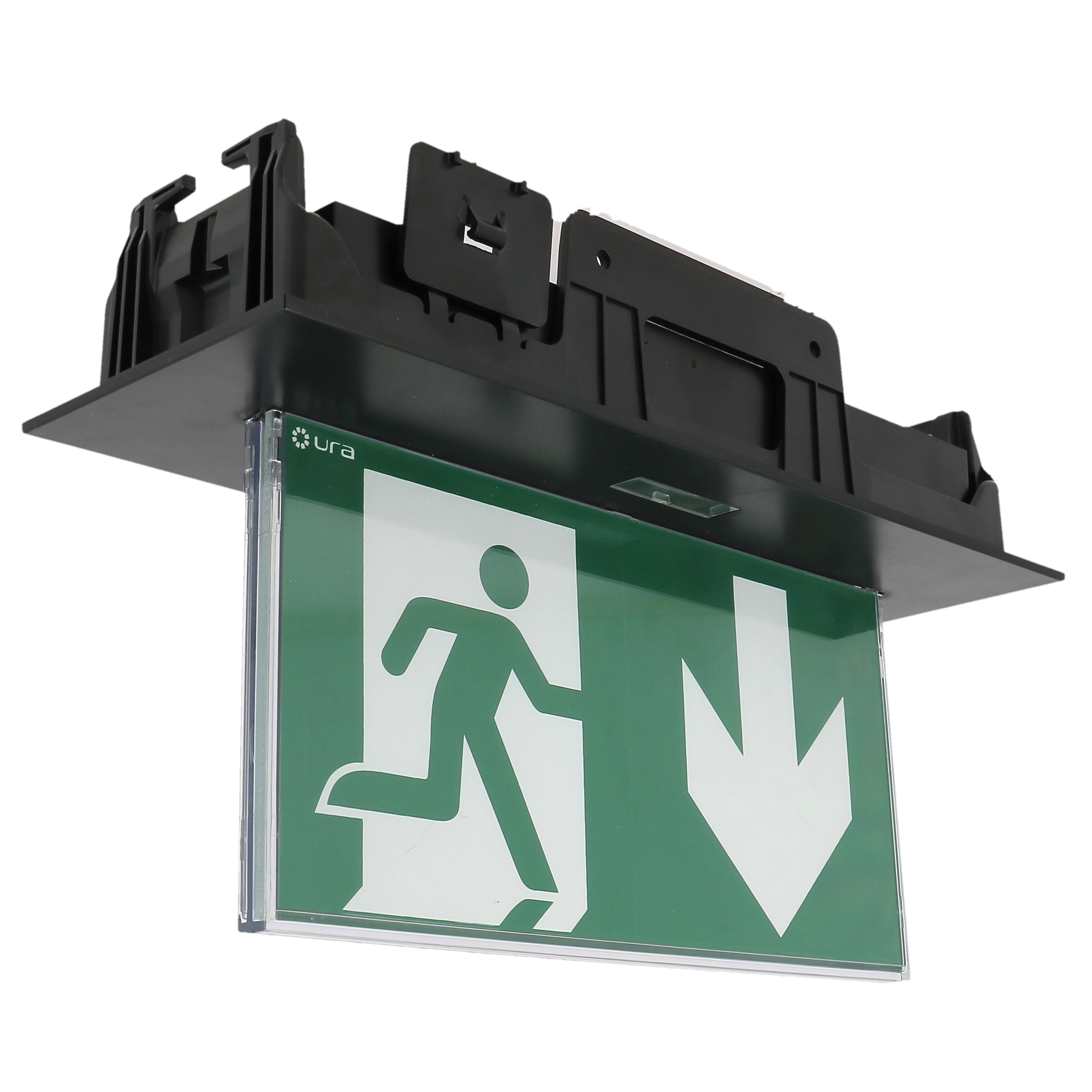 LSC evacuation URALIFE V Black 45LM 48-220VDC-230VAC Ceiling mounting ...